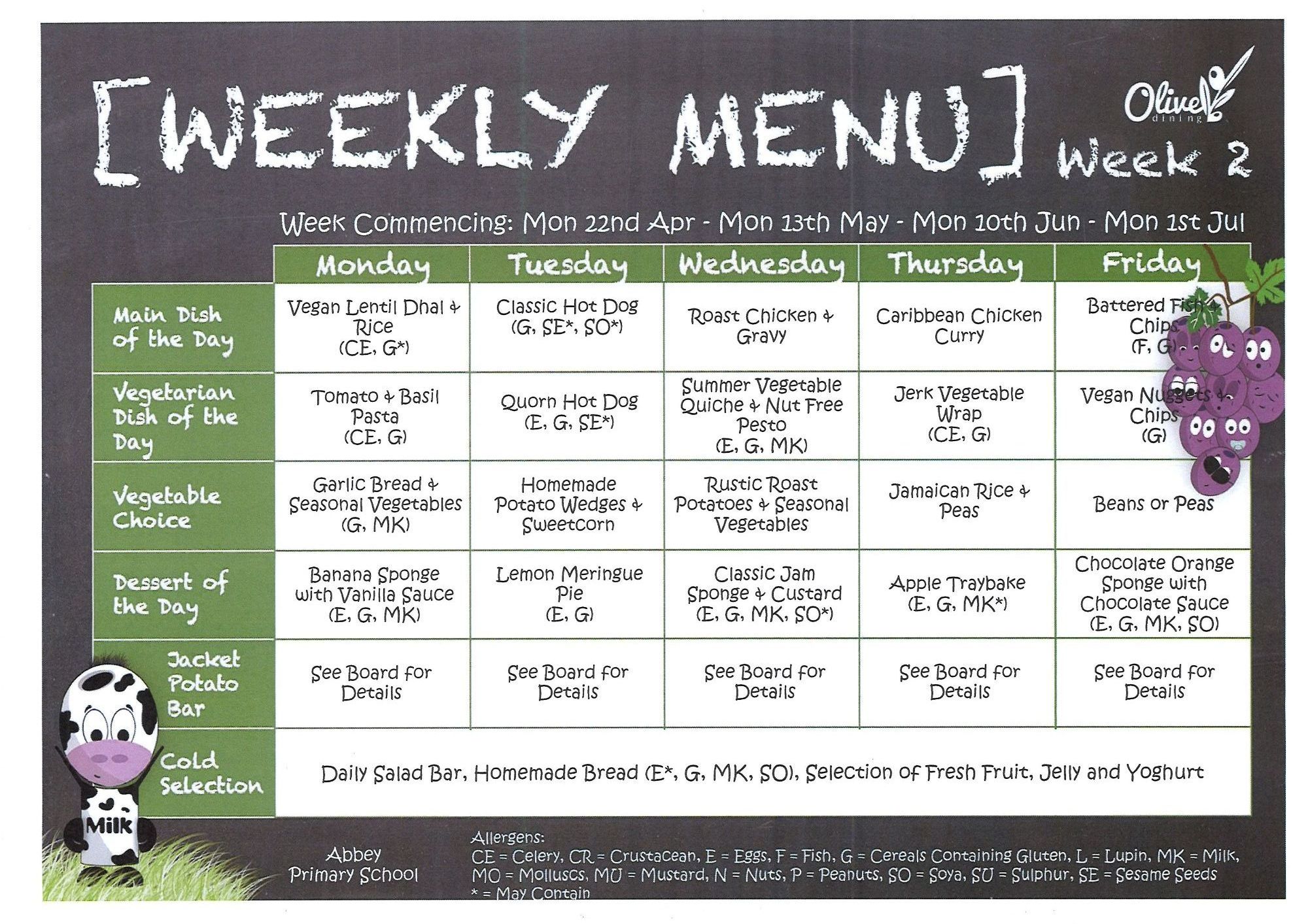 Abbey Primary School - School Meals