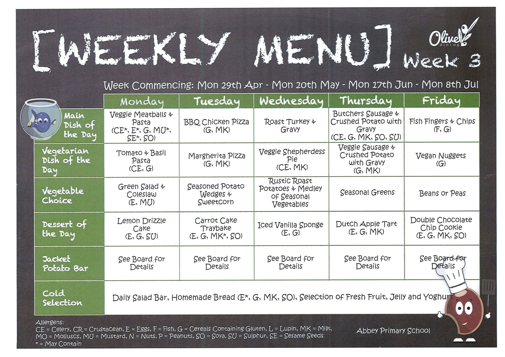 Abbey Primary School - School Meals