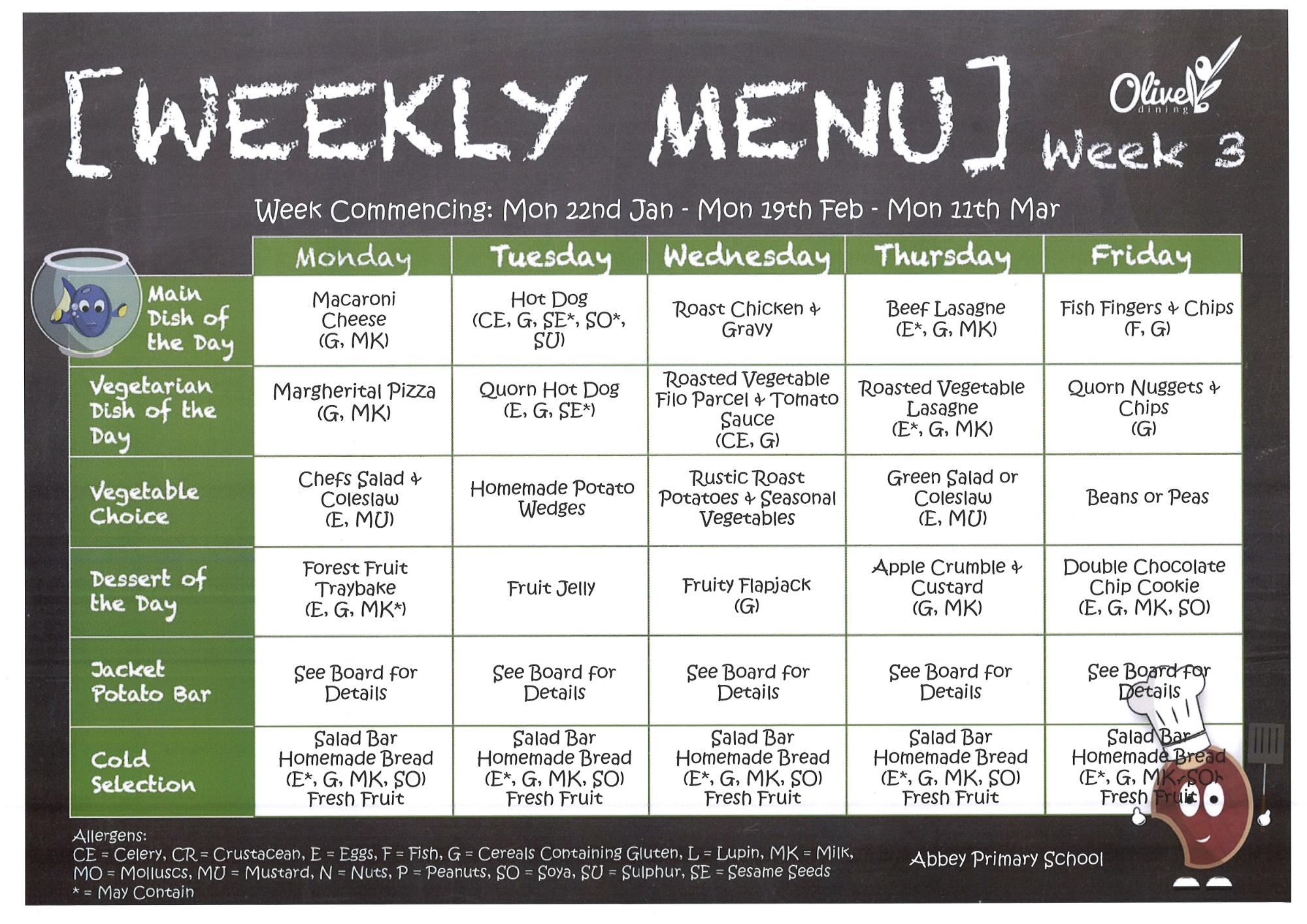 Abbey Primary School - School Meals